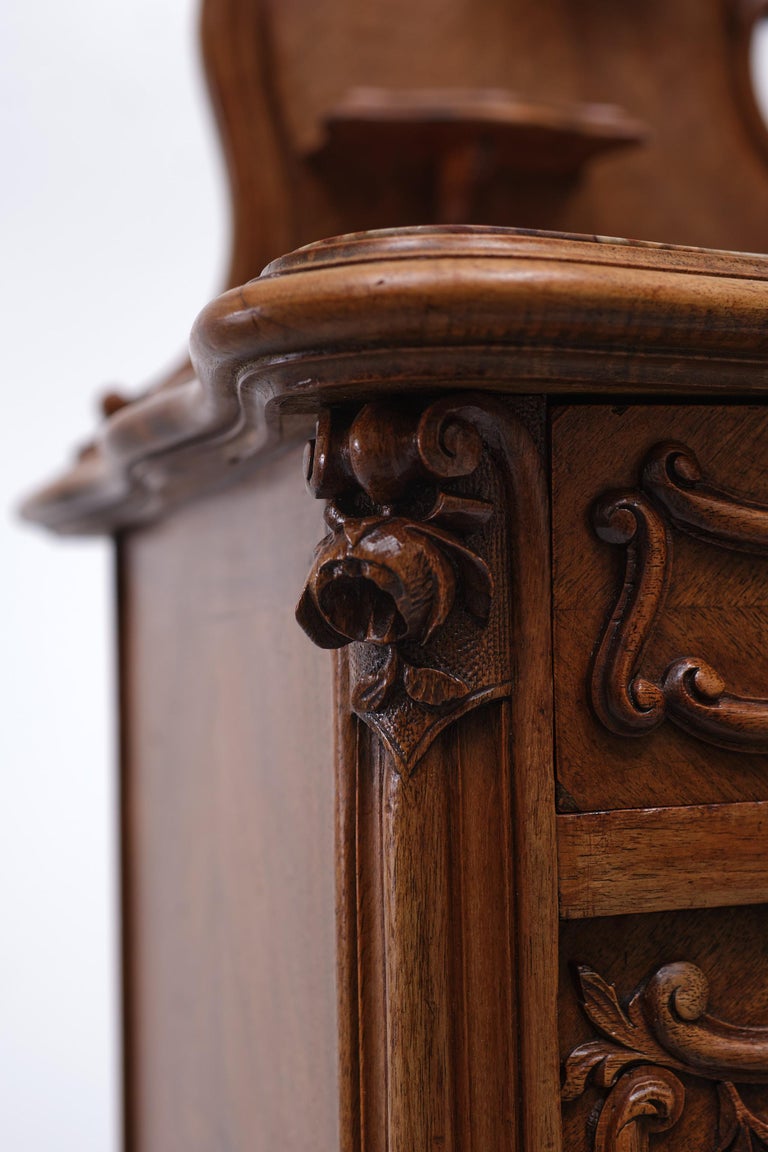 Antique France Rococo Night Stand, 1880s For Sale at 1stDibs