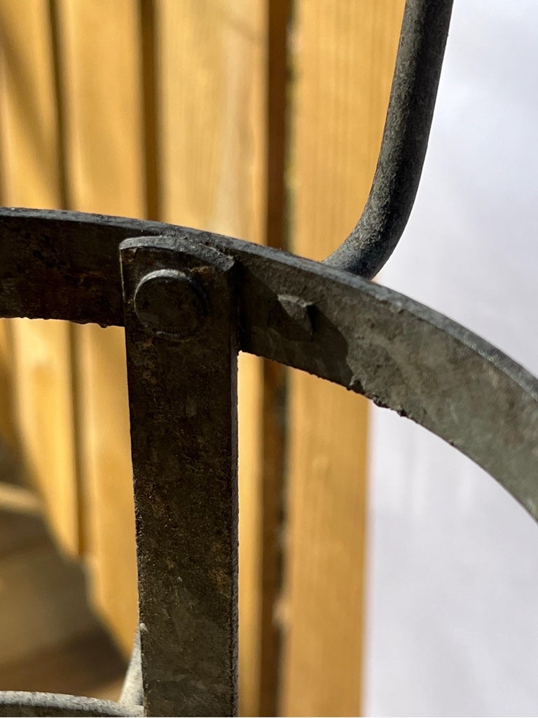 Antique French 10-Tier Zinc Wine Bottle Drying Rack, circa 1900 For ...