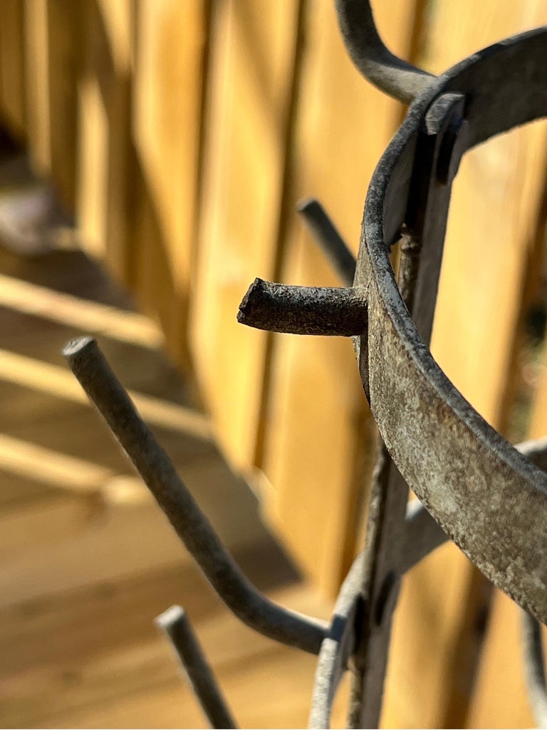 Antique French 10-Tier Zinc Wine Bottle Drying Rack, circa 1900 For ...