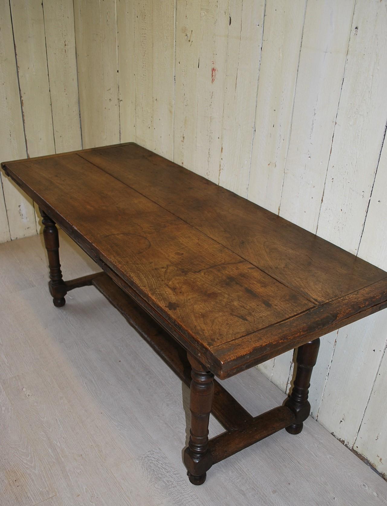 Antique French 17th Century Refectory Serving Dining Table For Sale at ...