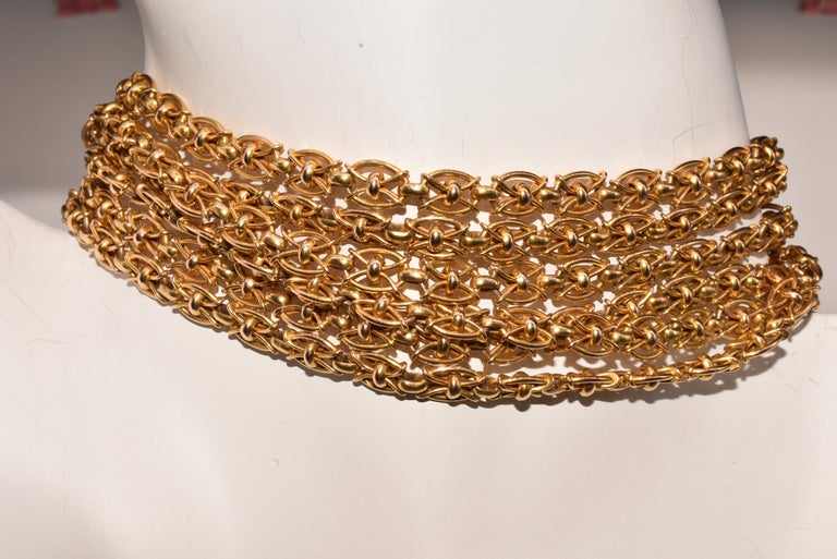 Antique English 18 Karat Watch Chain, C 1900 at 1stDibs