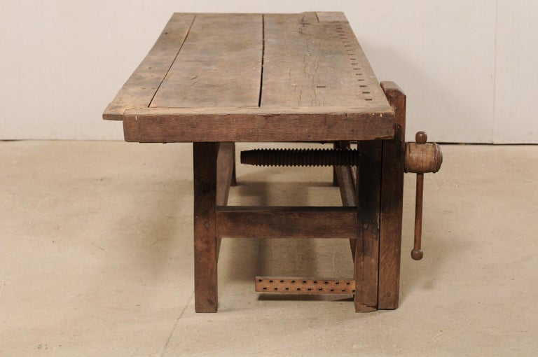 Antique French Work Bench with Drawers, Great for a Kitchen Island at ...