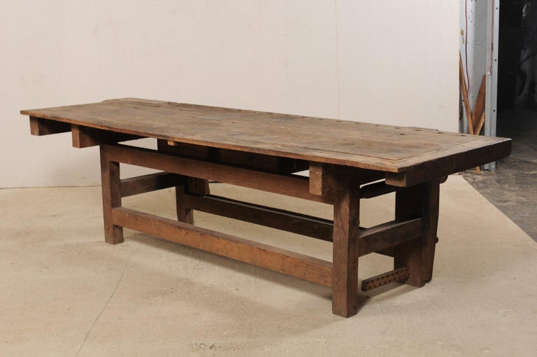 Antique French Work Bench with Drawers, Great for a Kitchen Island at ...