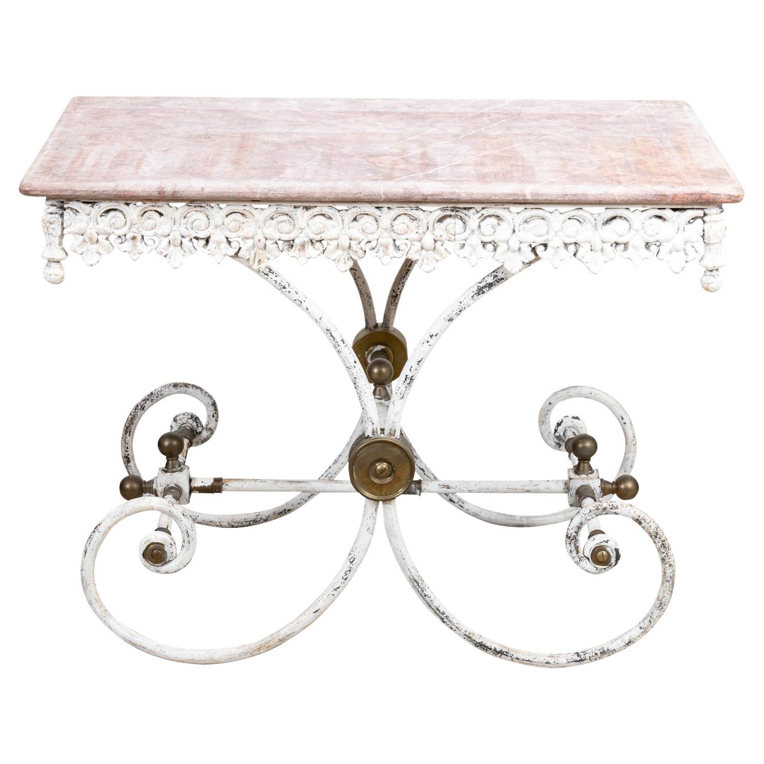 Antique French Bakers Table at 1stDibs