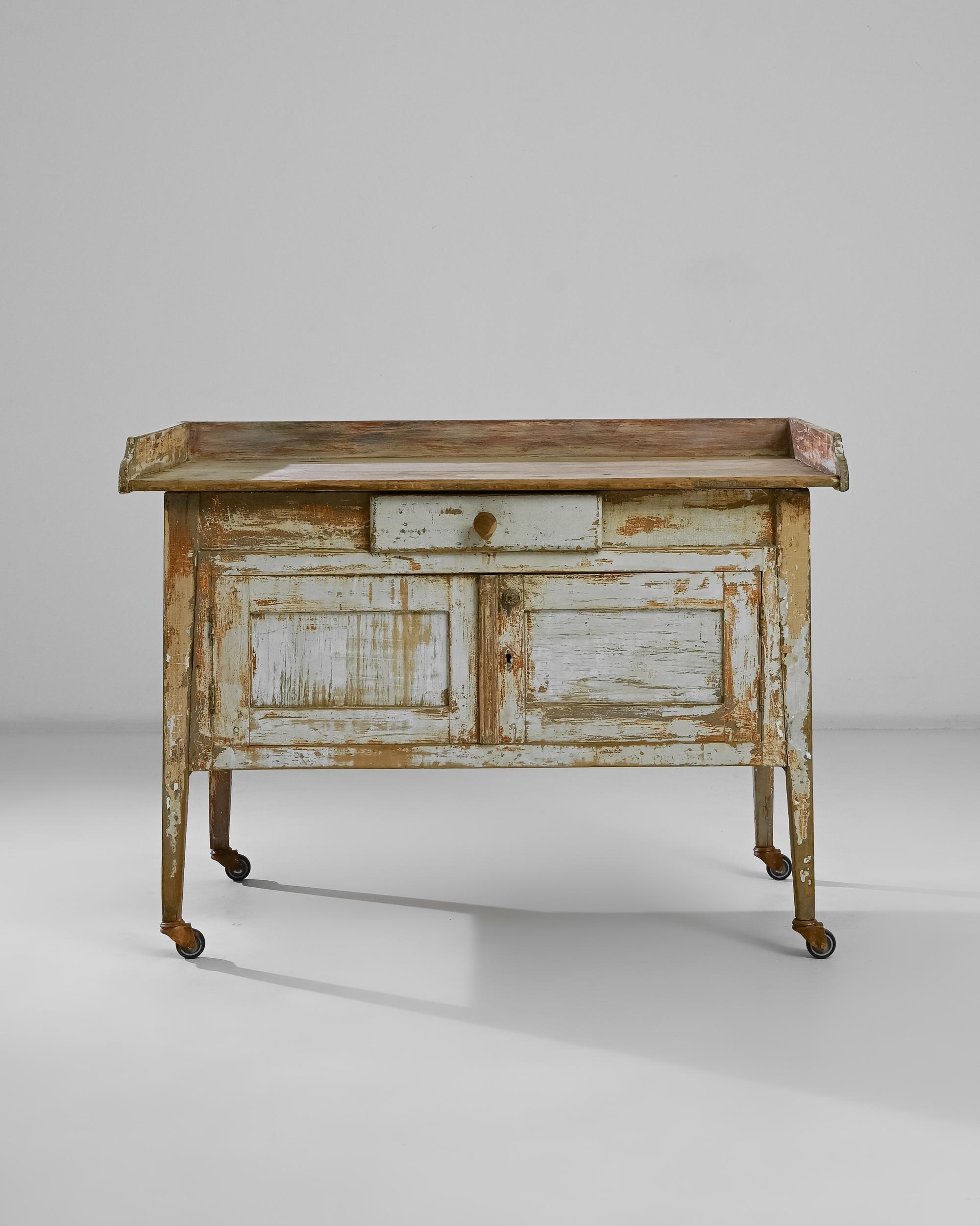 Antique French Bakery Table at 1stDibs