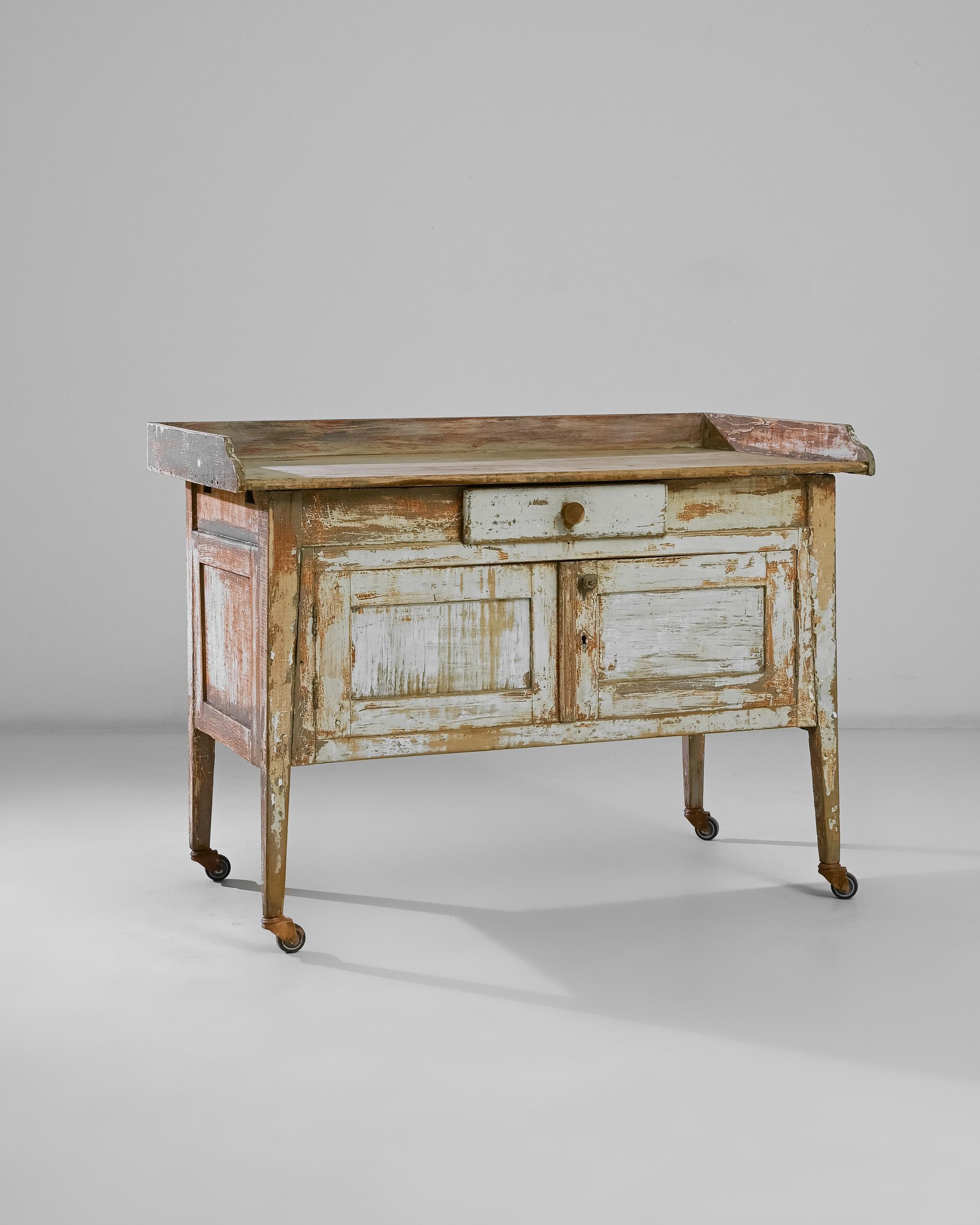 Antique French Bakery Table at 1stDibs