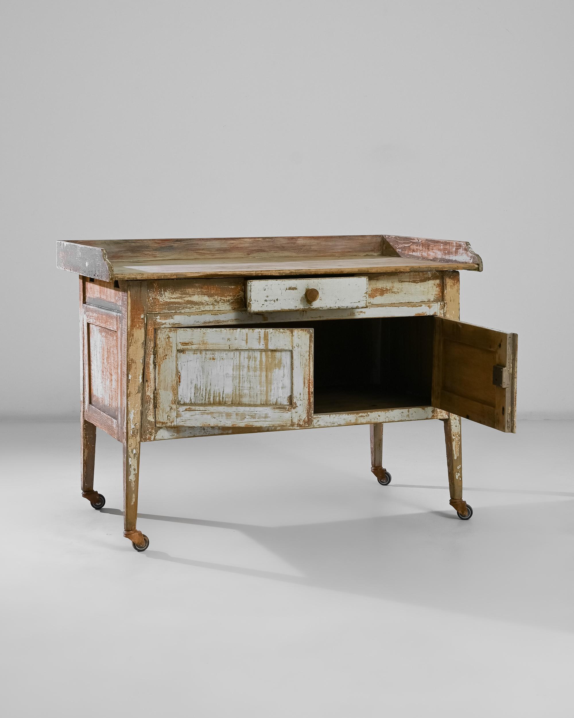 Antique French Bakery Table at 1stDibs