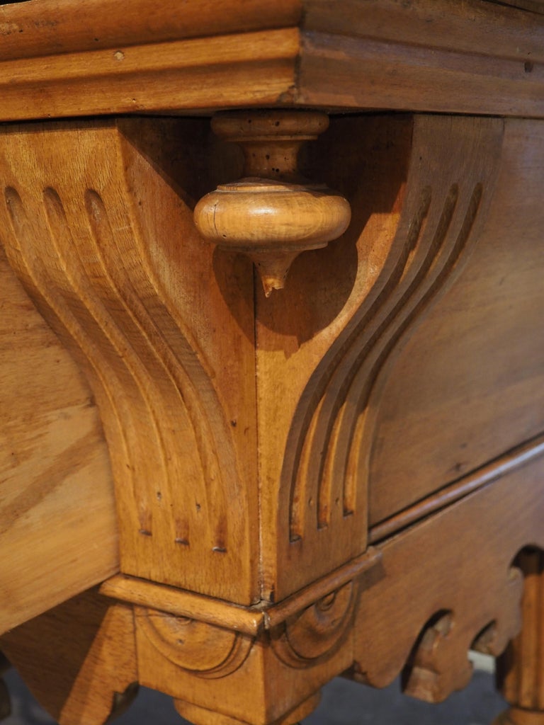 Bloc de boucherie français ancien en bois de hêtre, vers 1880 En vente ...