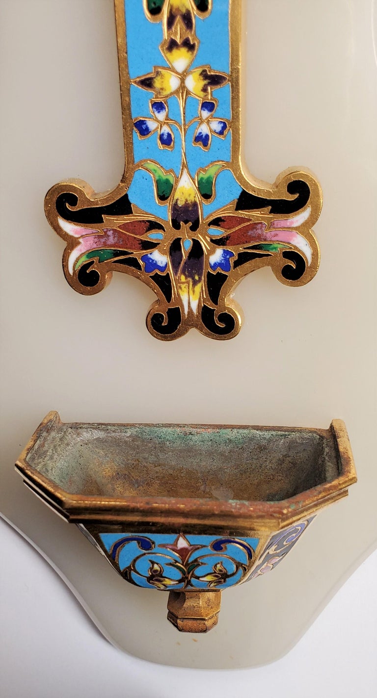 Antique French Benetier 'Holy Water Font', circa 1880-1890 at 1stDibs