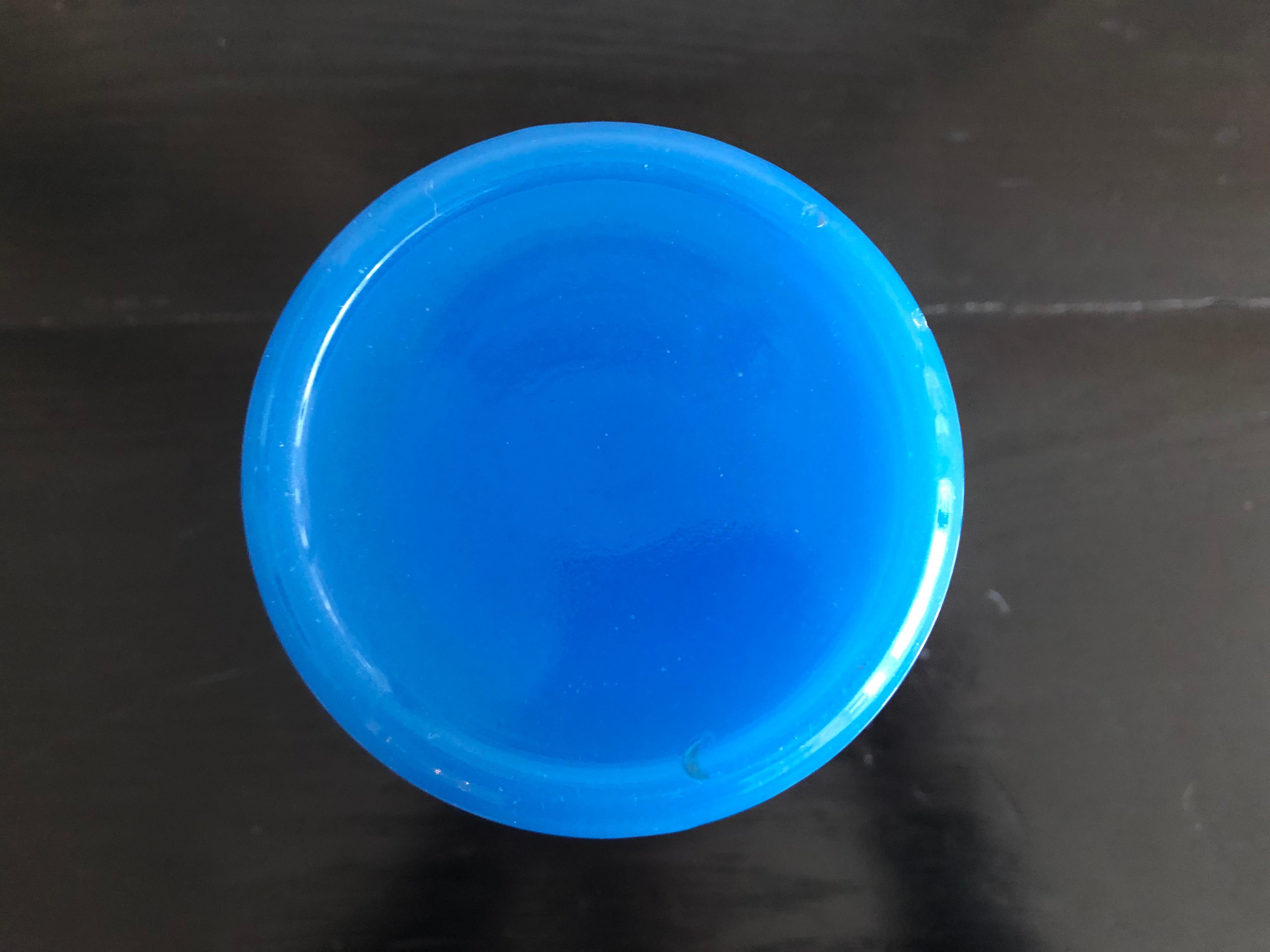 Antique French Blue Opaline Glass Vase at 1stDibs | بارفتن, بلور بارفتن ...