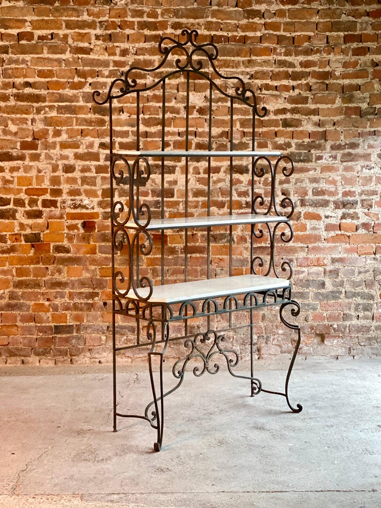 Antique French Bread Display Stand Iron Étagère 19th Century, France ...