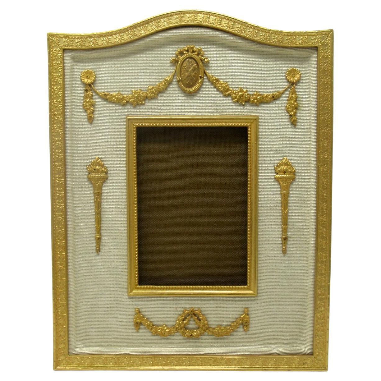 Large Antique French Gilded Bronze Photograph / Picture Frame, circa ...