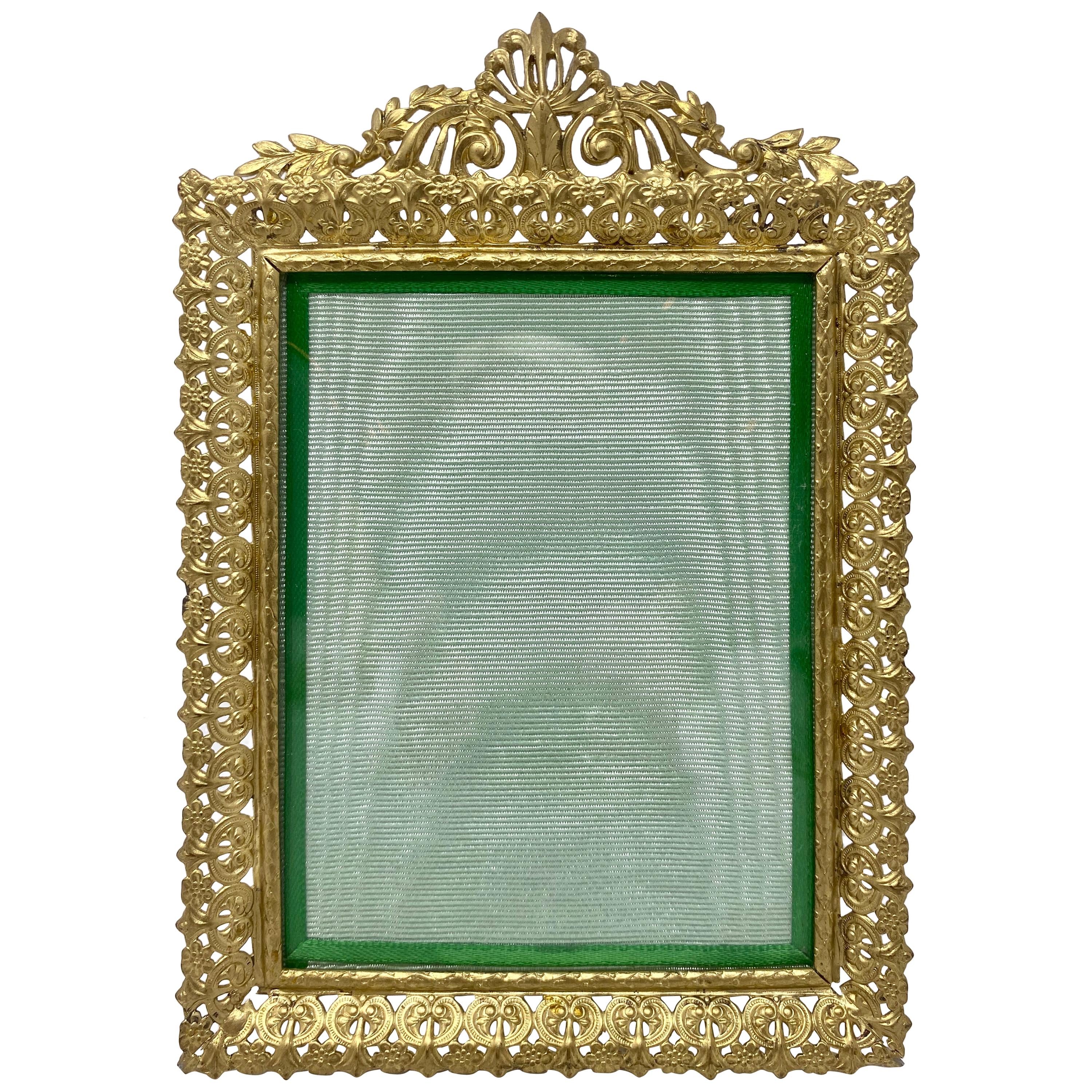 Grandest Antique French Gilded Bronze Photograph / Picture Frame, circa ...