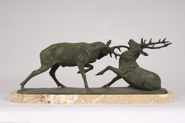 Bronze Elk Sculpture at 1stDibs