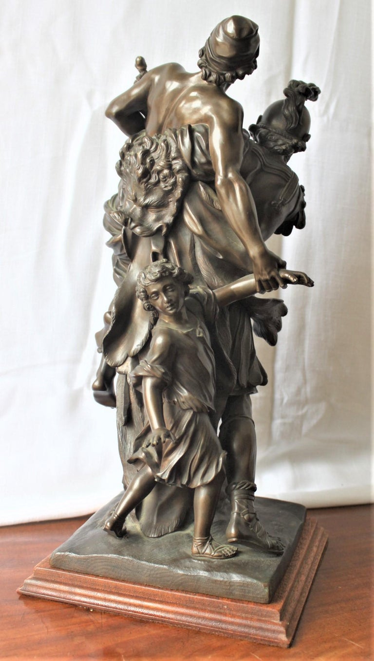 Antique French Bronze Neoclassical Revival Styled Greek Mythological ...