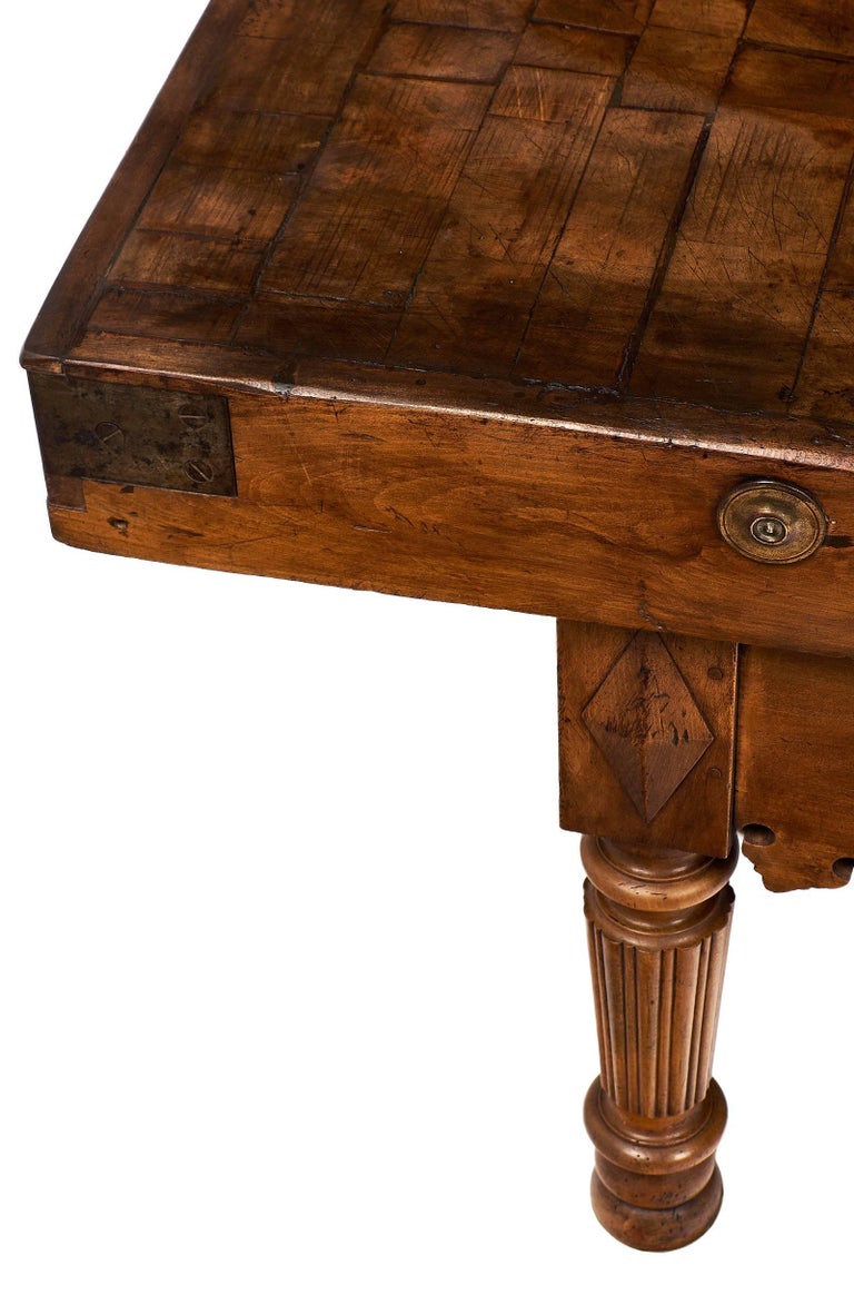 Antique French Butcher Table at 1stDibs | antique butcher table ...