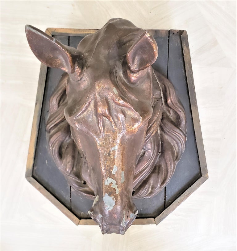 Antique French Butcher's Horse Meat 'Boucherie Chevaline' Advertising ...