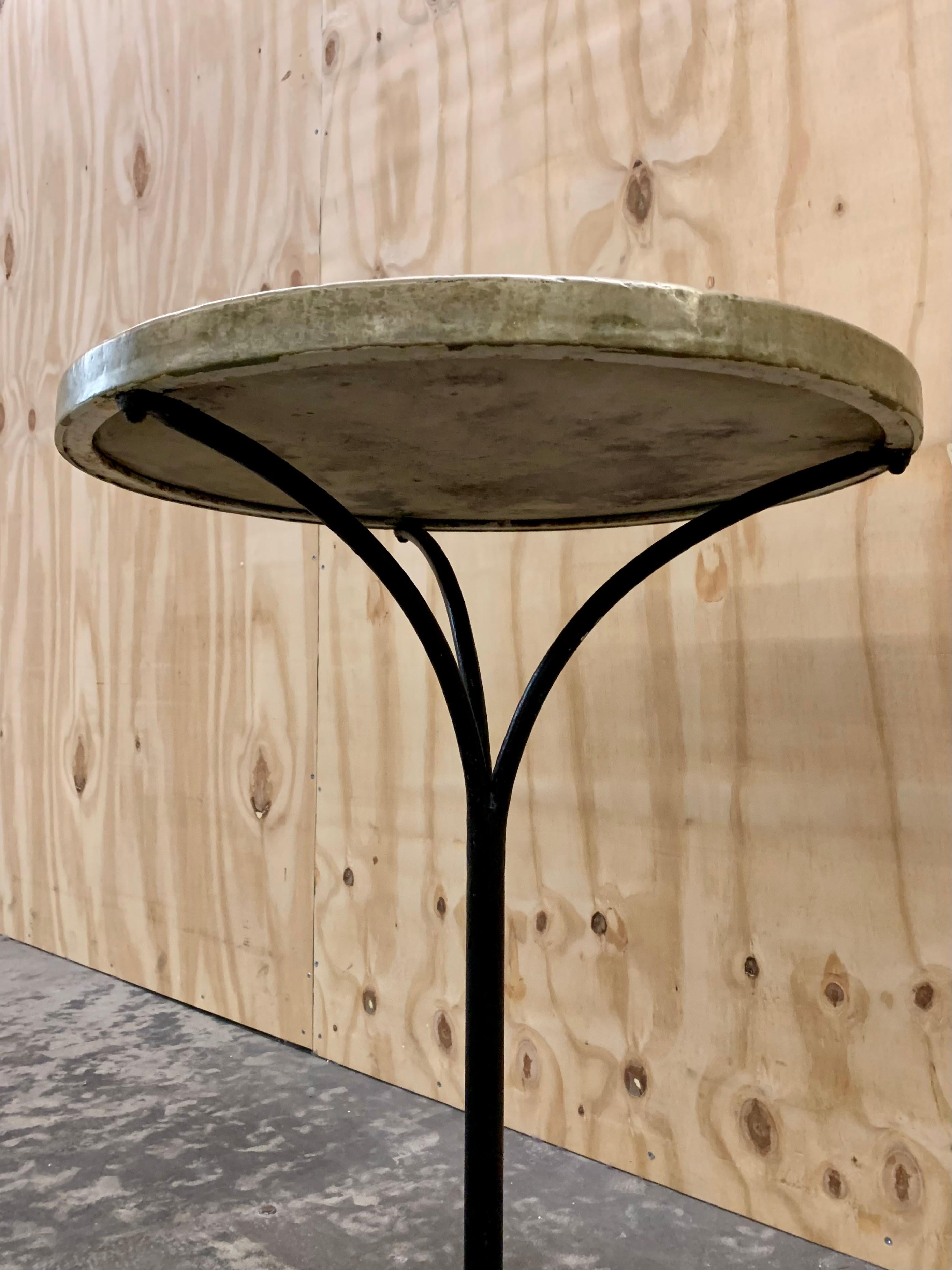 Antique French Café Table For Sale at 1stDibs
