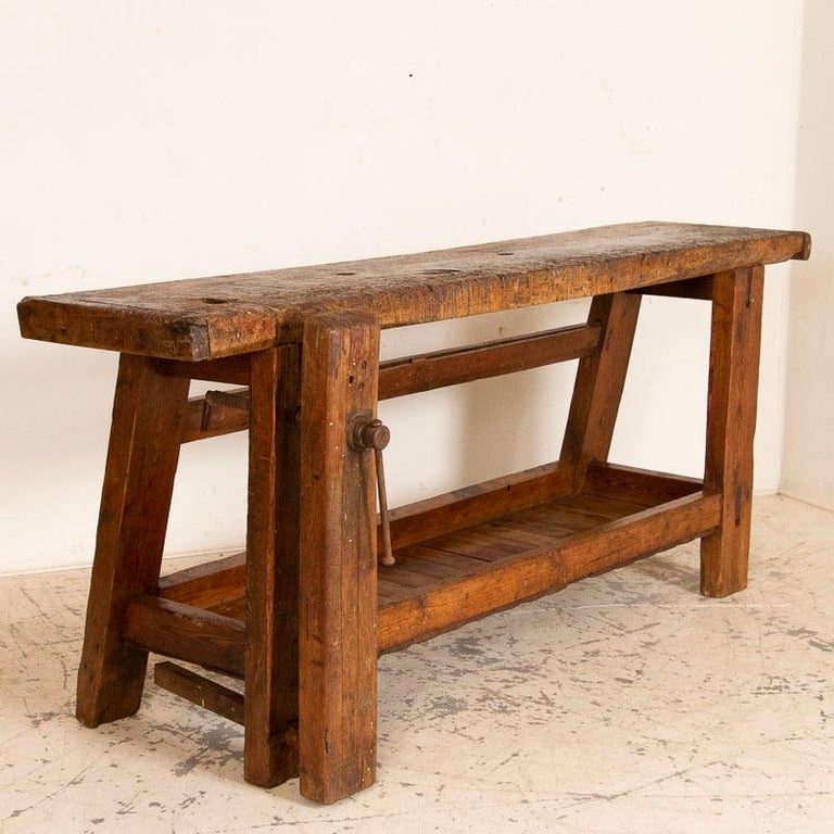 Antique French Carpenter's Work Table at 1stDibs