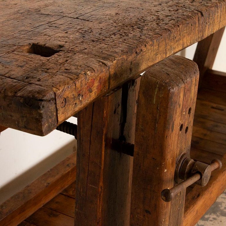 Antique French Carpenter's Work Table at 1stDibs