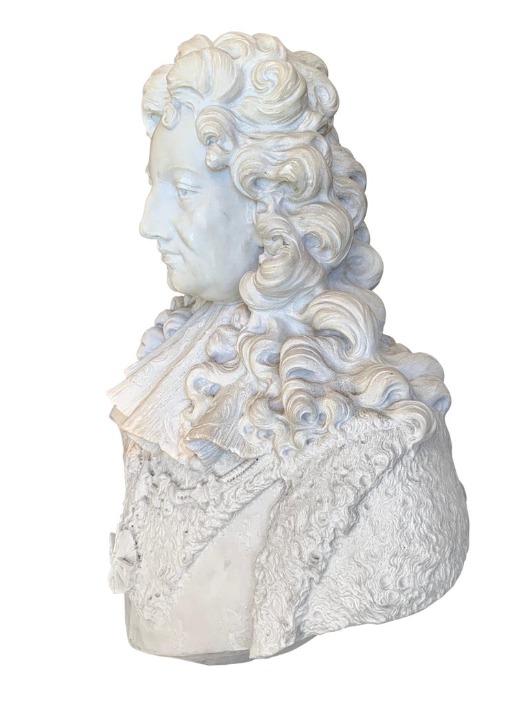 Antique French Carved Marble Bust of a Man For Sale at 1stDibs ...