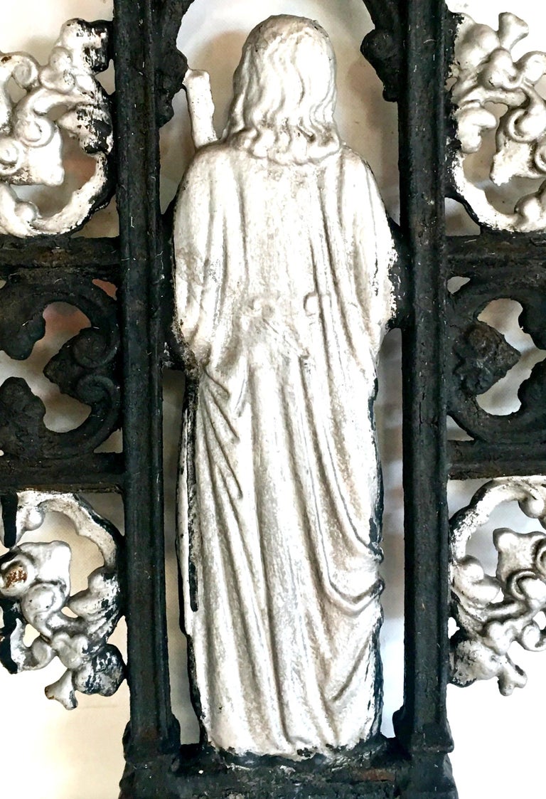 Antique French Cast Iron Architectural Louis XVI Style Grave Marker ...