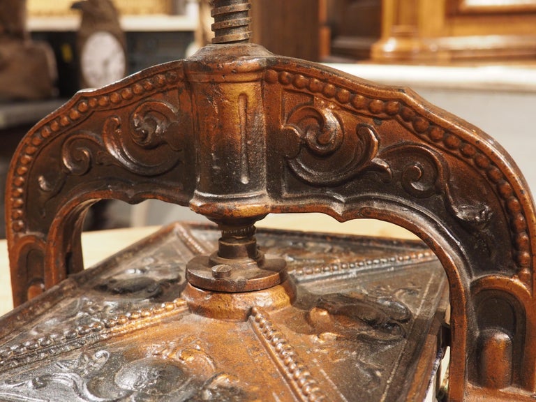 Antique French Cast Iron Book Binding Press, Circa 1900 For Sale at 1stDibs