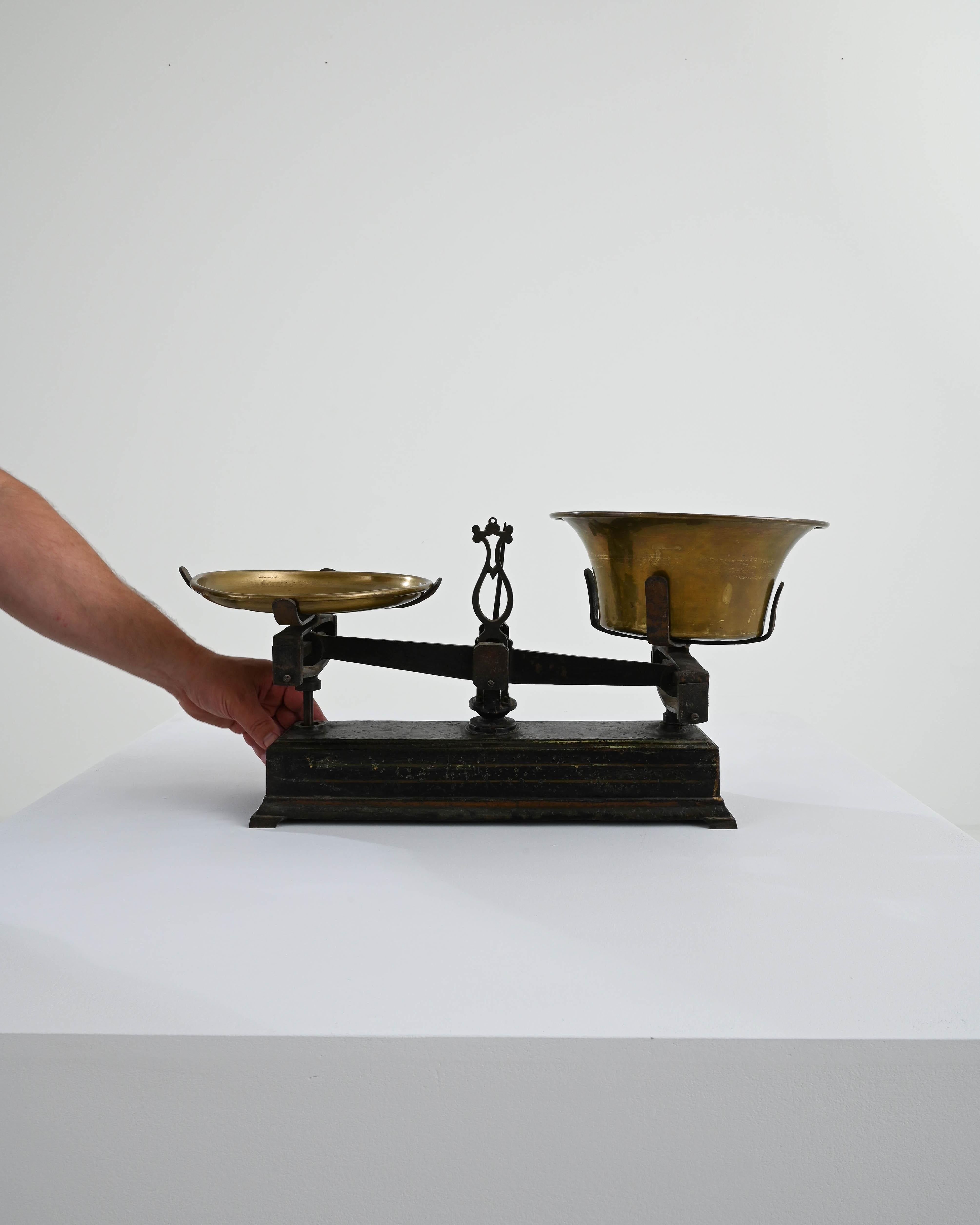 Antique French Cast Iron Scale For Sale at 1stDibs