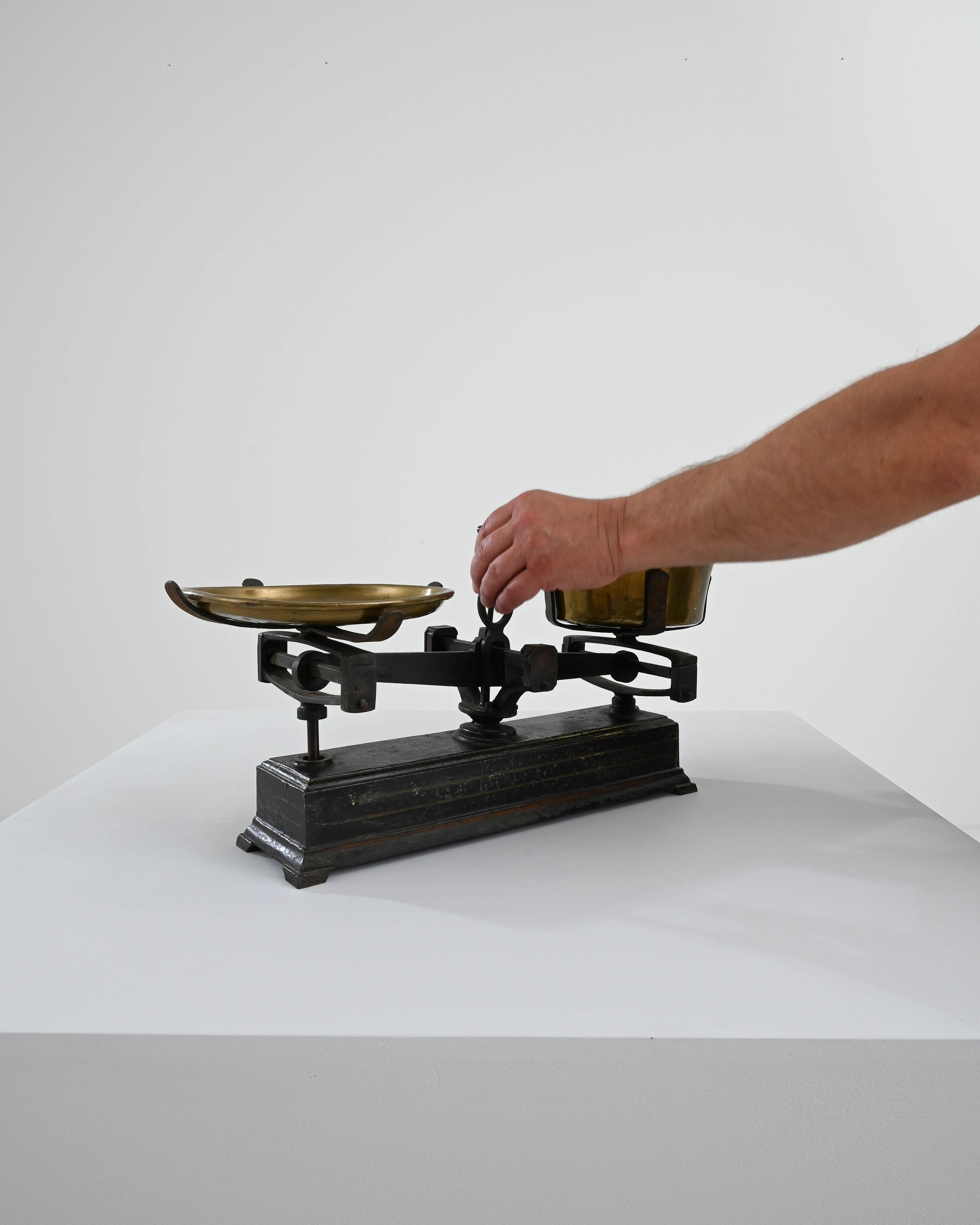Antique French Cast Iron Scale For Sale at 1stDibs