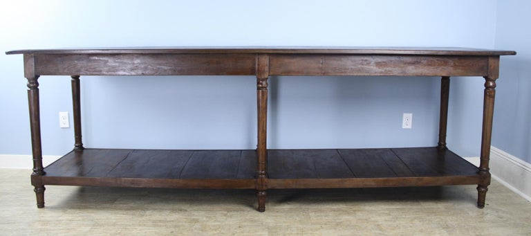 Antique French Chestnut Draper's Table at 1stDibs | drapier table