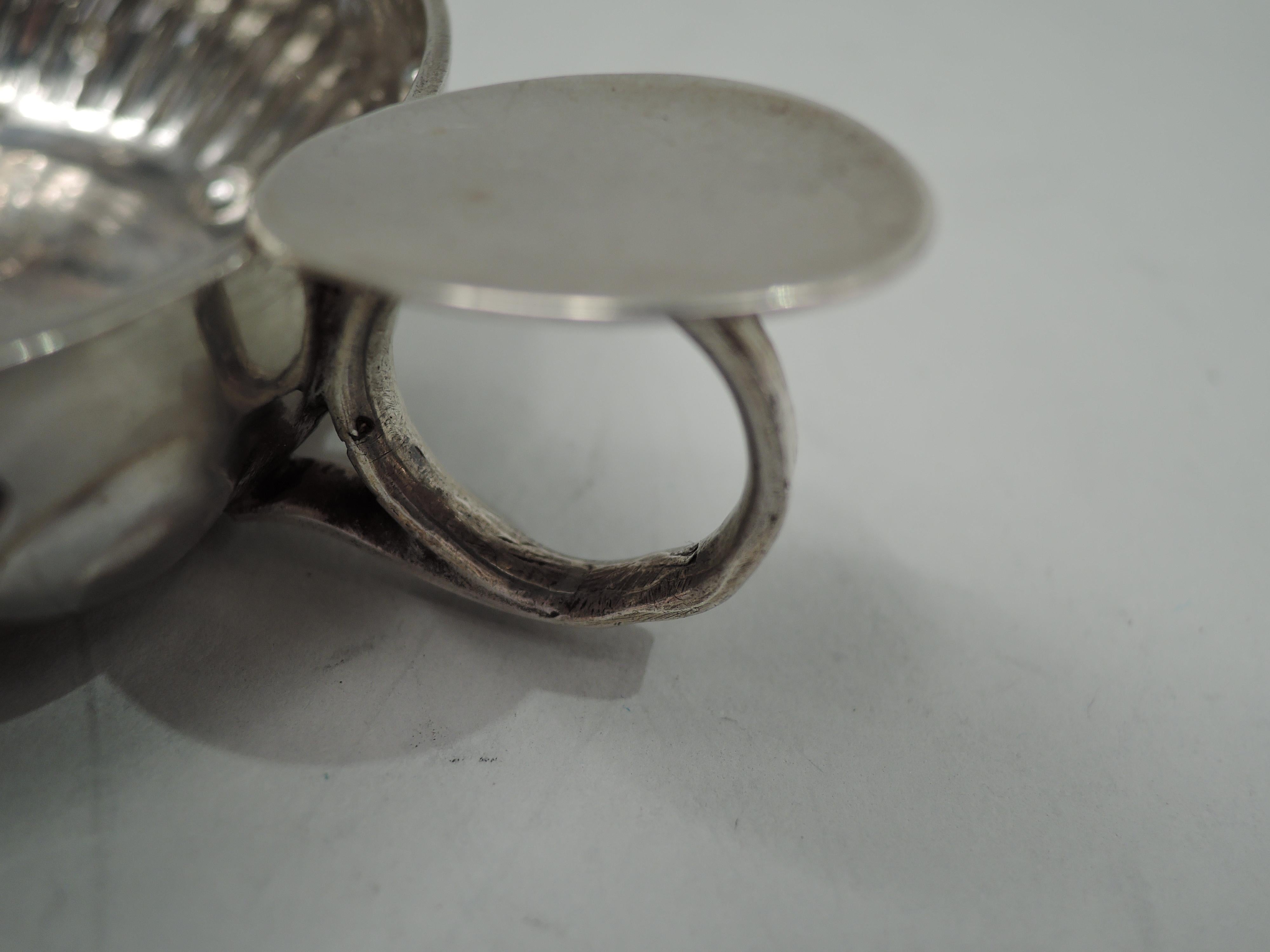 Antique French Classical Silver Wine Taster For Sale at 1stDibs