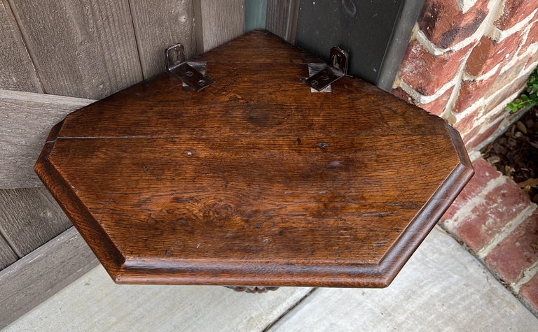 Antique French Corner Corbel Wall Shelf Hanging Wall Decor Carved Oak ...
