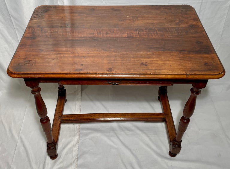 Antique French Country Walnut Table, circa 1890s-1900s For Sale at 1stDibs