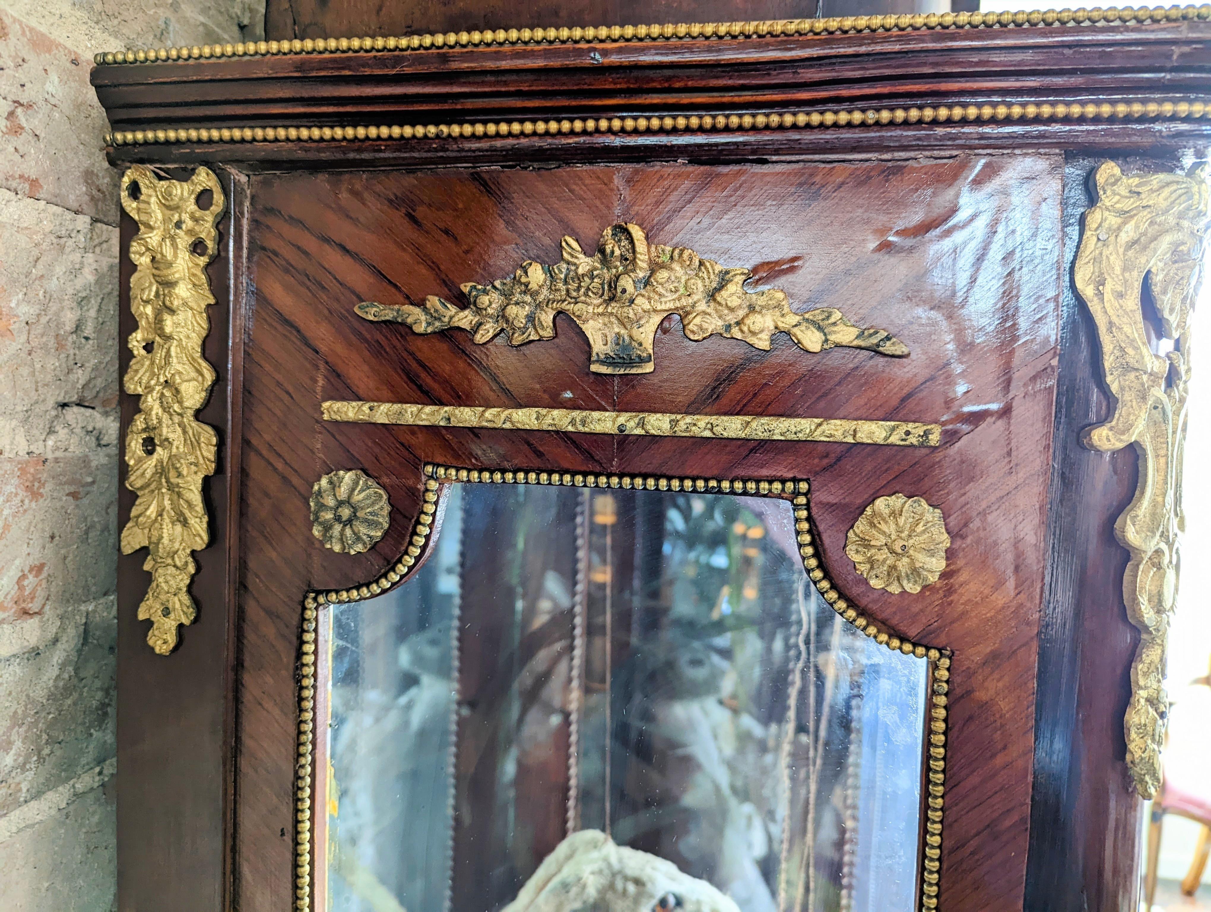 Antique French Curio Display Cabinets with Rabbit Marionette Puppets Aj ...