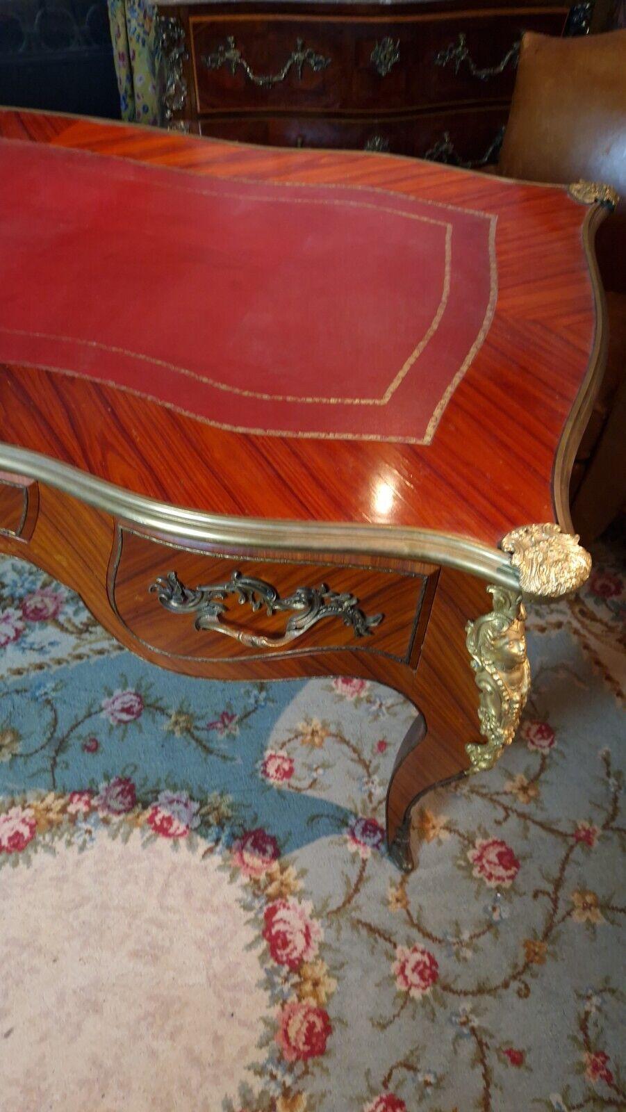 Antique French Desk Louis XV Writing Desk Rococo Style For Sale at ...