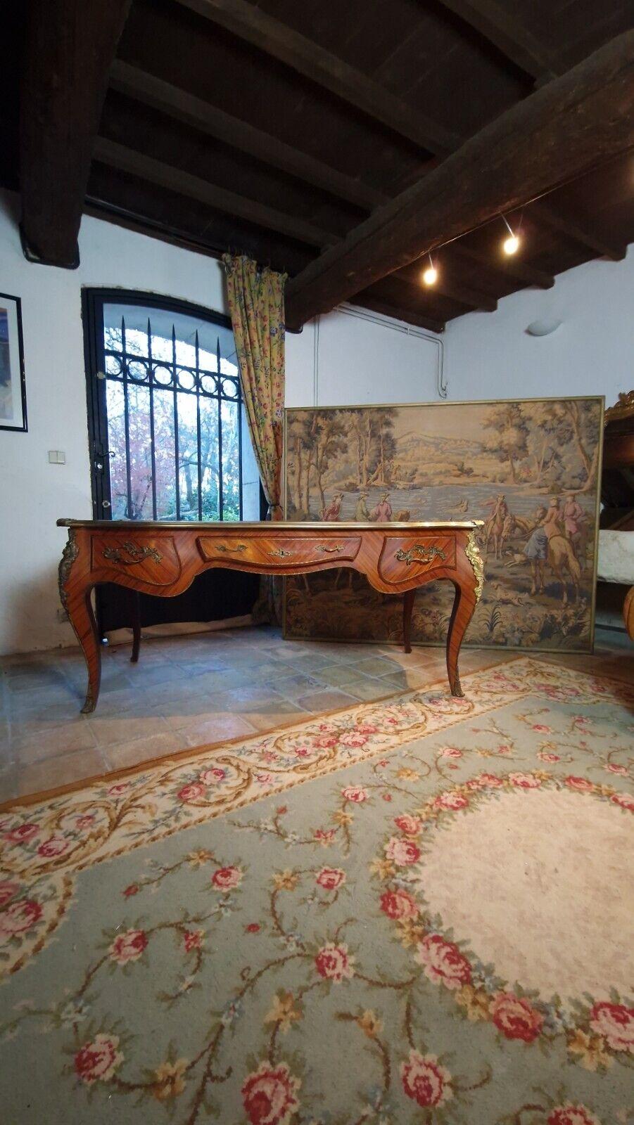 Antique French Desk Louis XV Writing Desk Rococo Style For Sale at ...