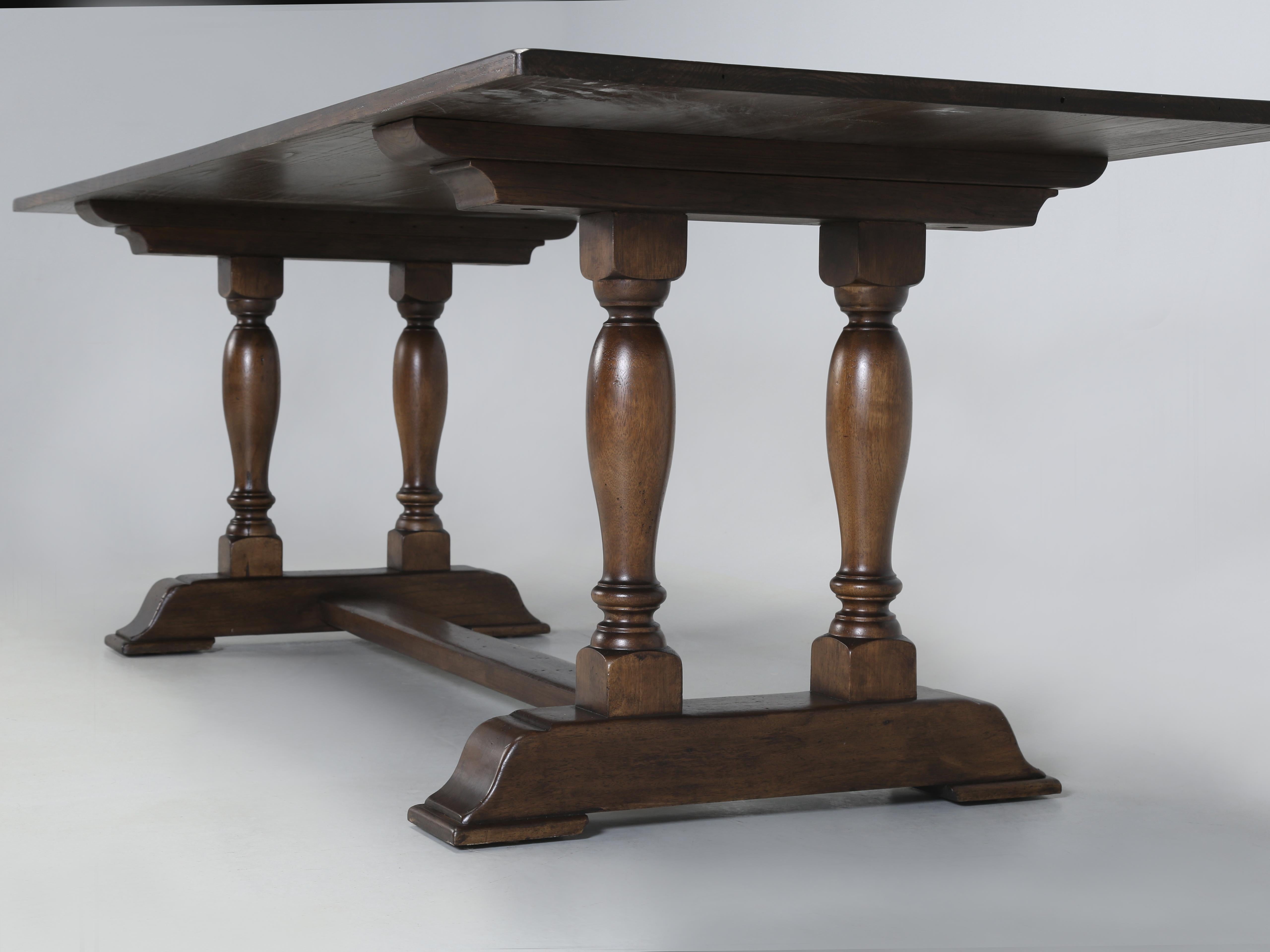 Antique French Dining Table Trestle Design. Completely Restored and ...