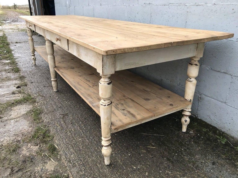 Antique French Drapers Table Vintage, Original, Bakers Shop Display For ...