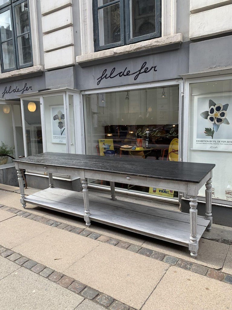 Antique French Drapery Table/Console Table, 1900s, France For Sale at ...