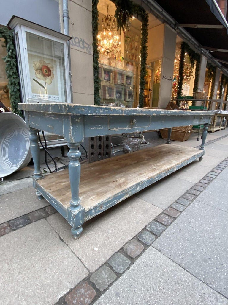 Antique French Drapery Table/Console Table, 1900s, France at 1stDibs
