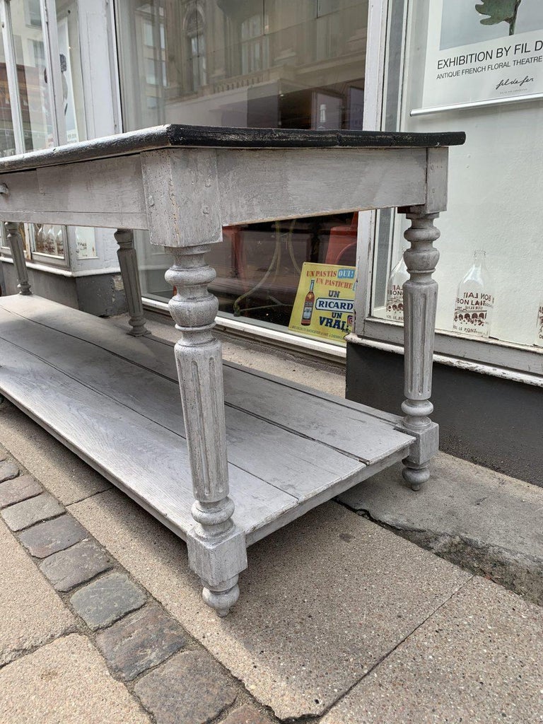 Antique French Drapery Table/Console Table, 1900s, France For Sale at ...