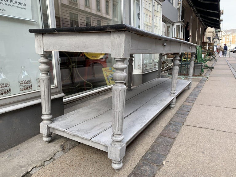 Antique French Drapery Table/Console Table, 1900s, France For Sale at ...