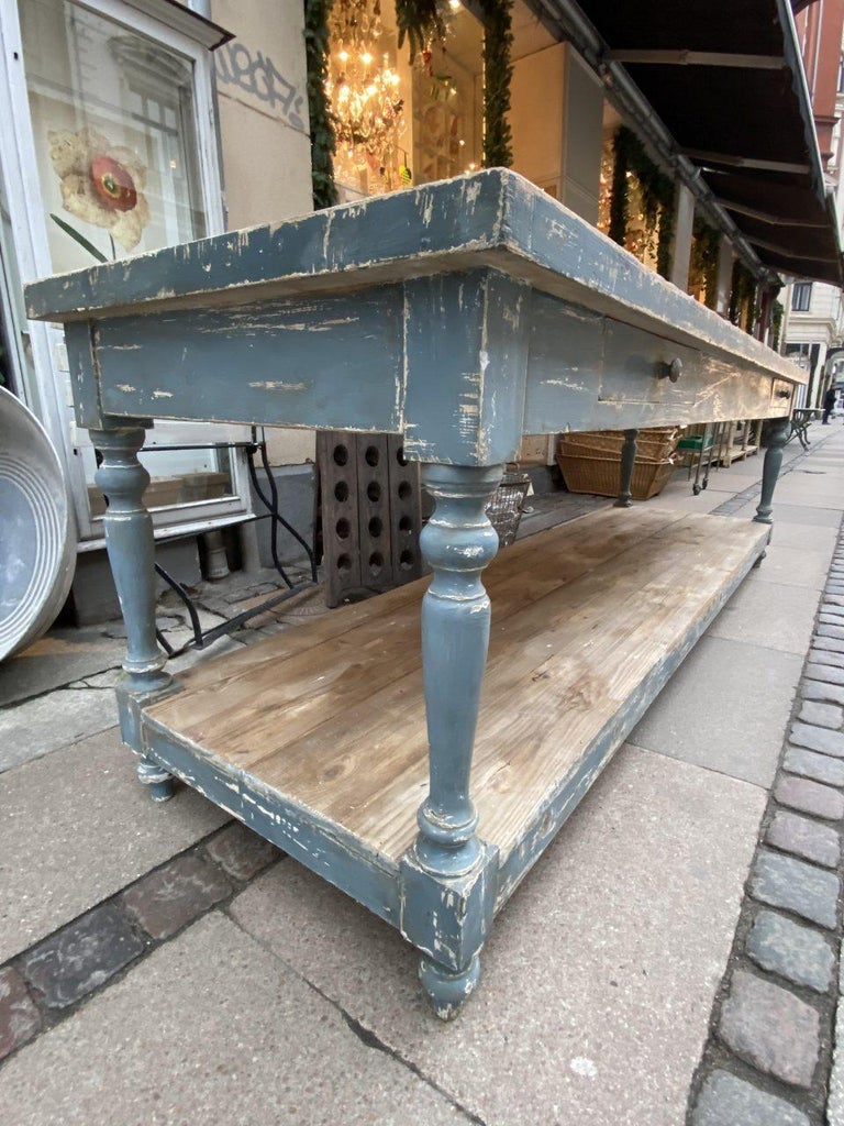 Antique French Drapery Table/Console Table, 1900s, France at 1stDibs