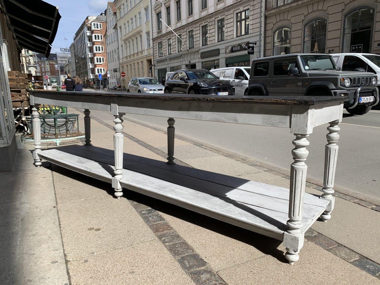 Antique French Drapery Table/Console Table, 1900s, France For Sale at ...