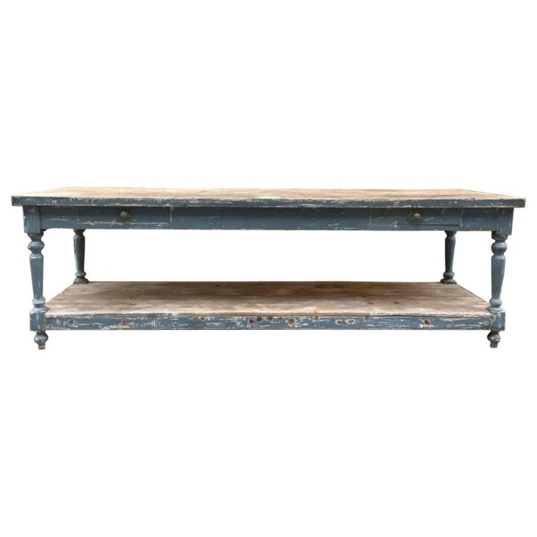 Antique French Drapery Table/Console Table, 1900s, France at 1stDibs