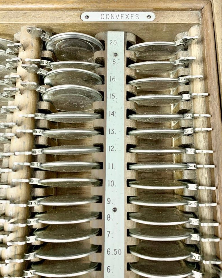 Antique French Early 20th Century Ophthalmology Kit for Trial Lens ...