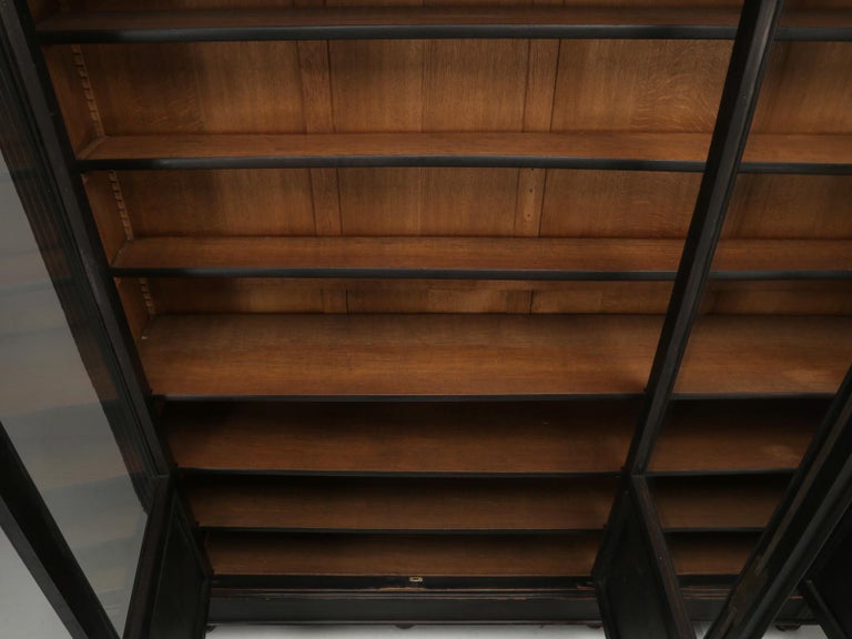 Antique French Ebony Bookcase, in Its Original Finish at 1stDibs
