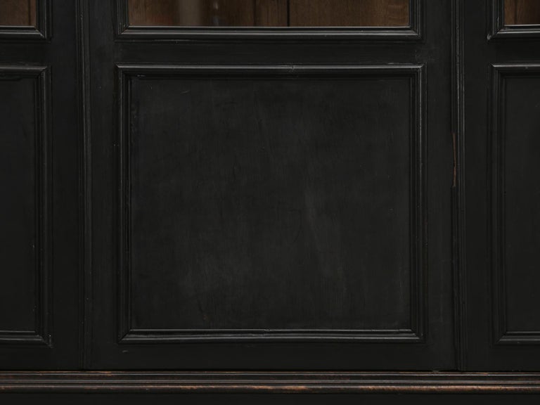 Antique French Ebony Bookcase, in Its Original Finish at 1stDibs