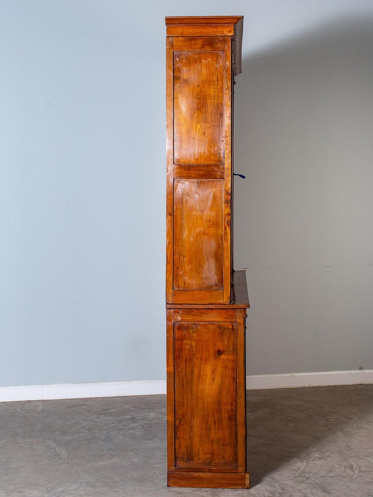 Antique French Empire Directoire Cherry Bibliotheque Bookcase, circa ...
