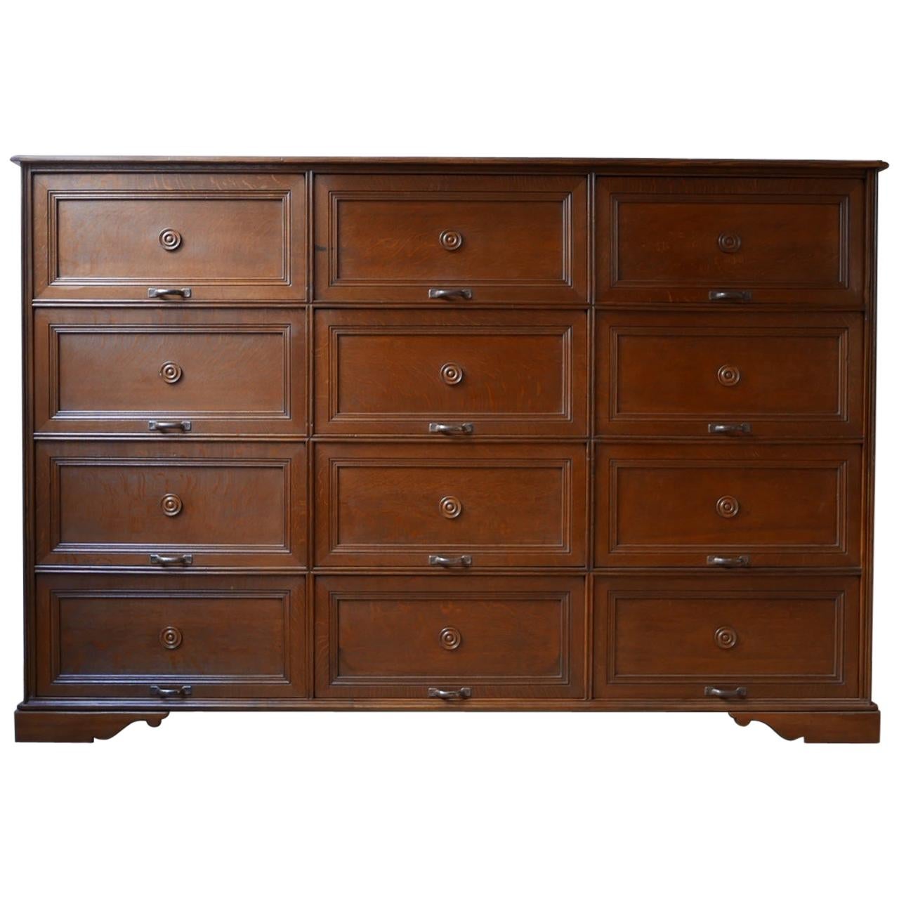 Antique French Art Deco Cupboard by Gabriel Englinger For Sale at 1stDibs